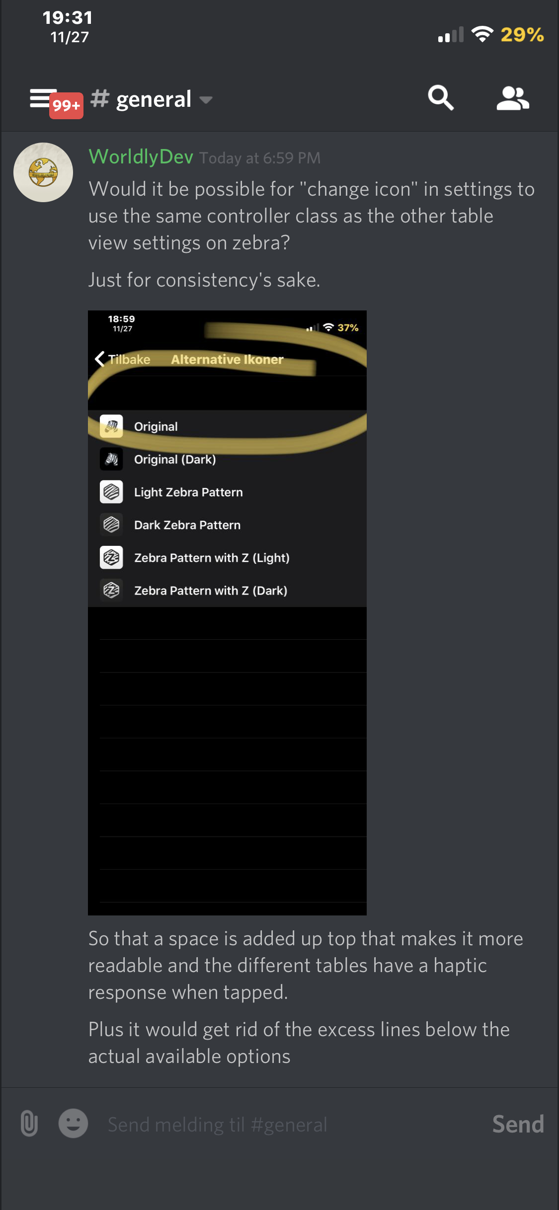 [BUG] UI Bug - Use same controller class for change icon as other ...