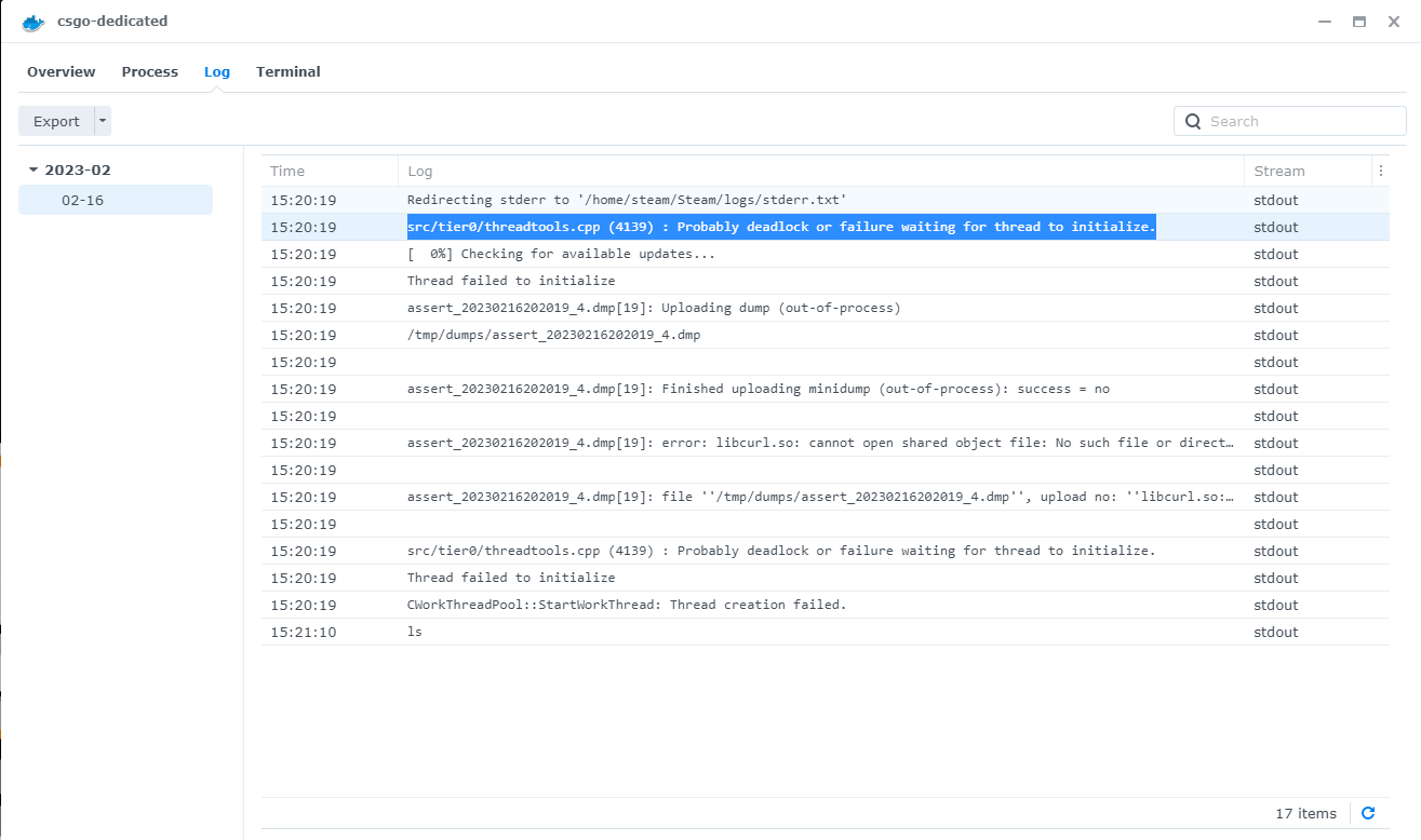 100% CPU Usage can't kill container · Issue #90 · CM2Walki/CSGO · GitHub