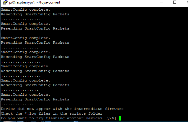 Device did not appear with the intermediate firmware error SWA1 Plug · Issue #795 · ct-Open ...