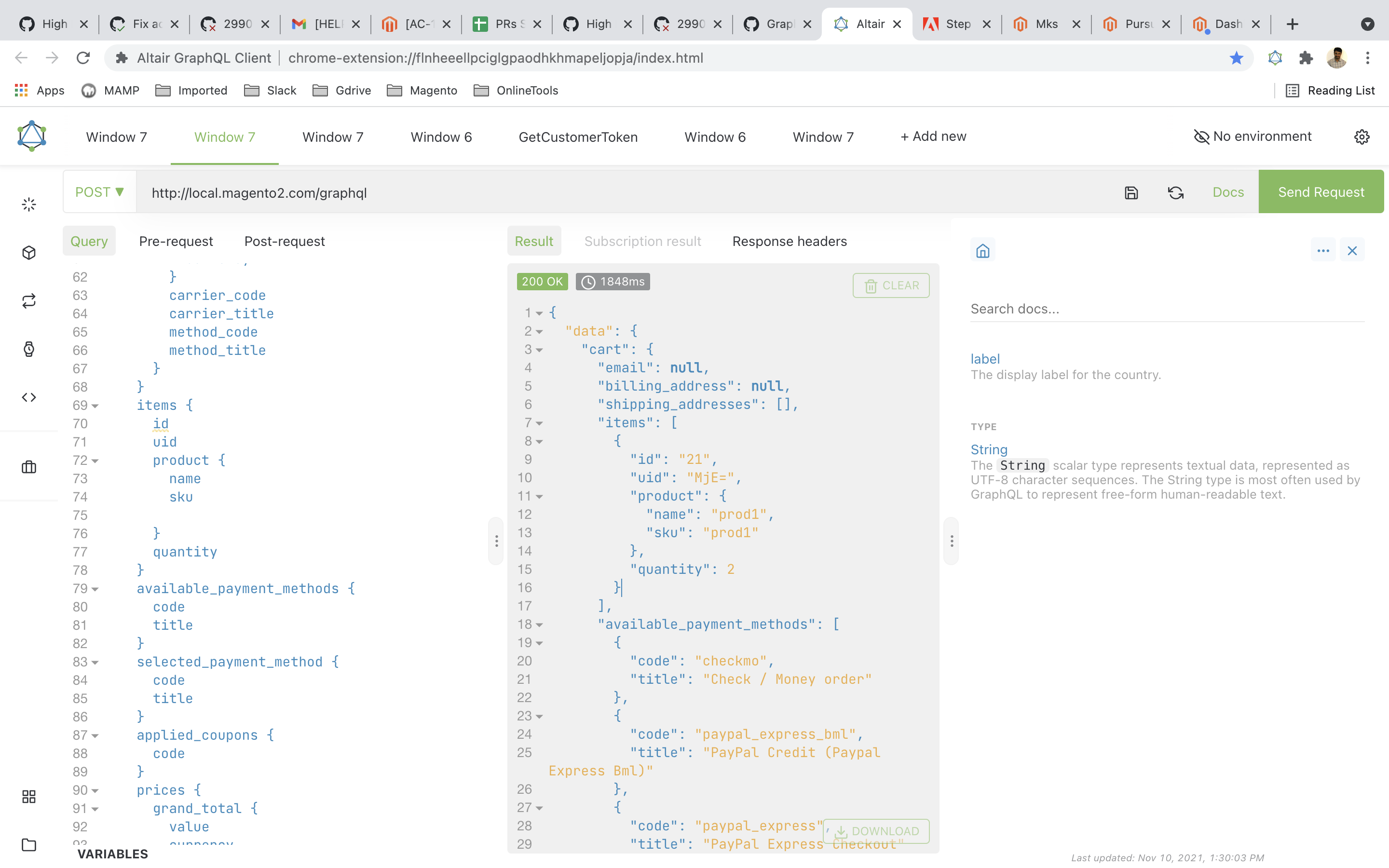 Graphql Mutation Uptdatecartitems Return Data Is Incorrect When
