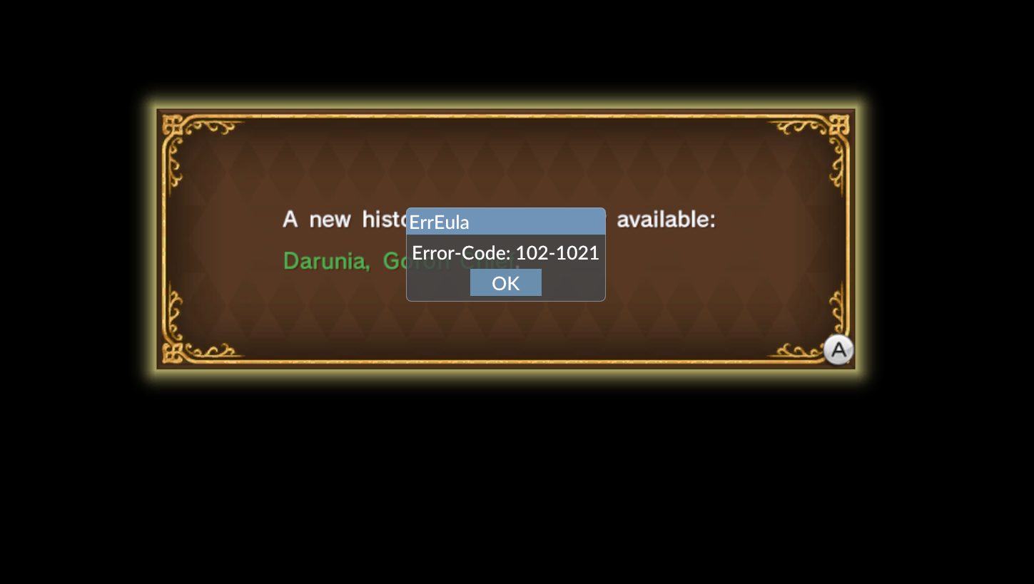 Cemu ErrEula Error Code 102 1020 Issue 19 SmmServer SmmServer GitHub