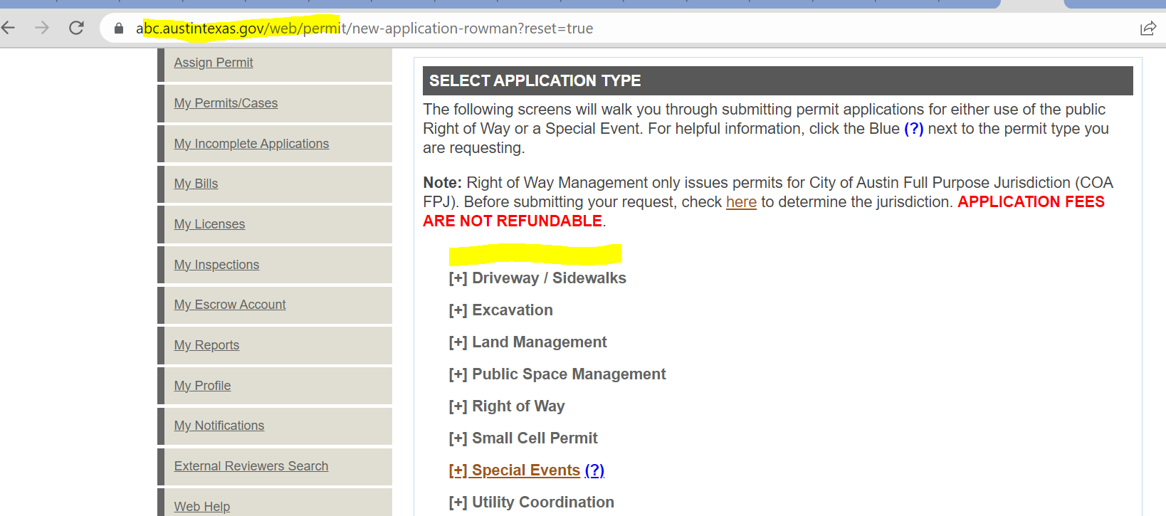Remove Banner Permit applications from AMANDA Portal (Deployed to PROD ...