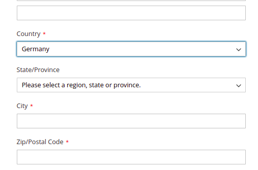 Allow to Choose State if It is Optional for Country not working ...