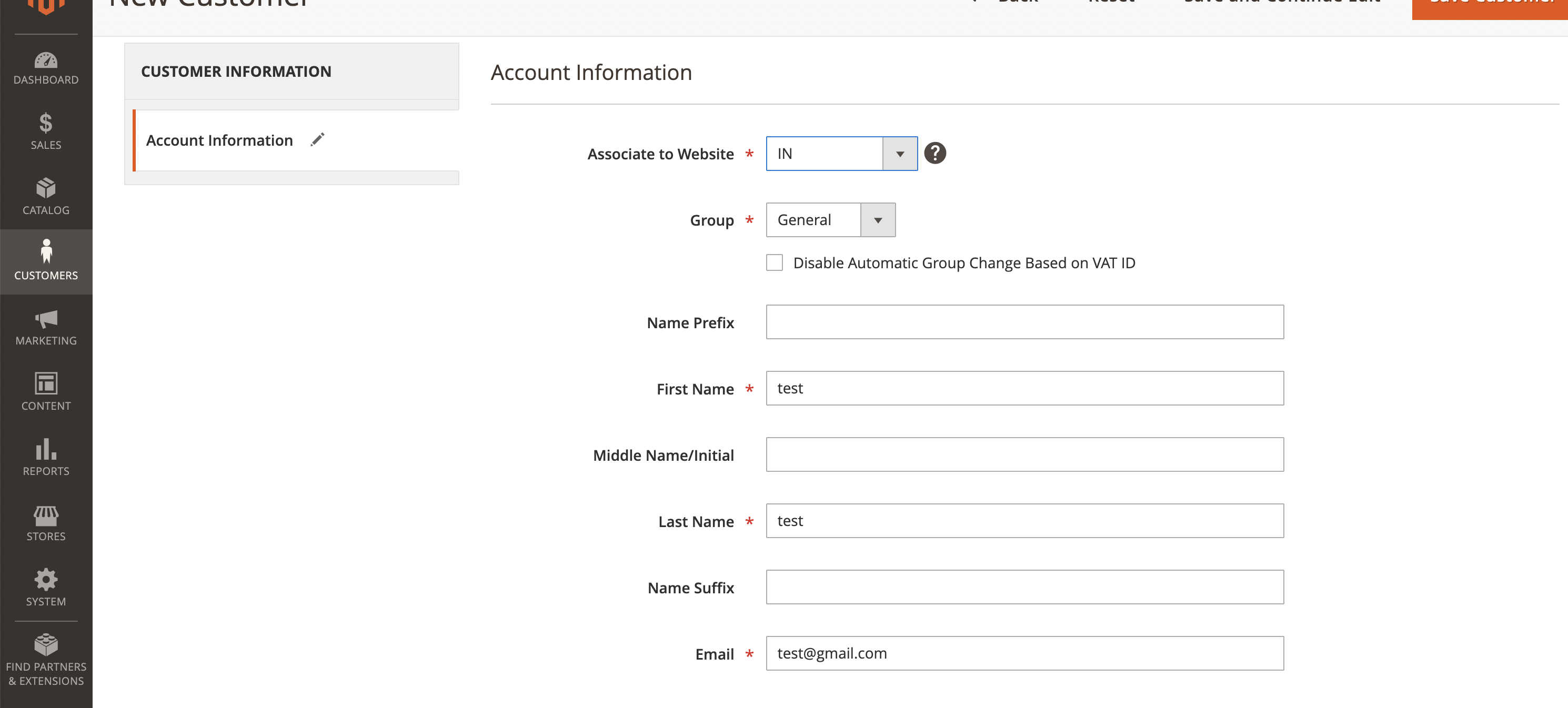 Couldn't able to create a customer in admin panel for multi website (Magento Version : 2.4.4 ...