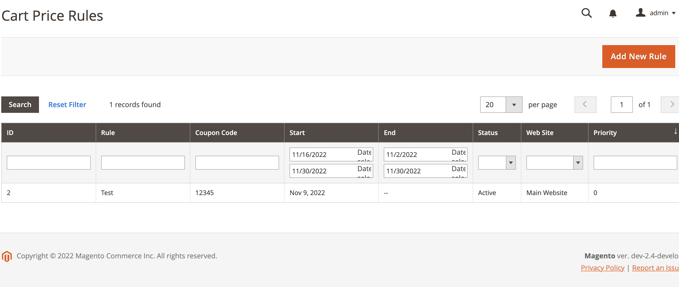 Magento Community Edition: Version 2.4.5 - Date Picker design getting disturb · Issue #36499 ...