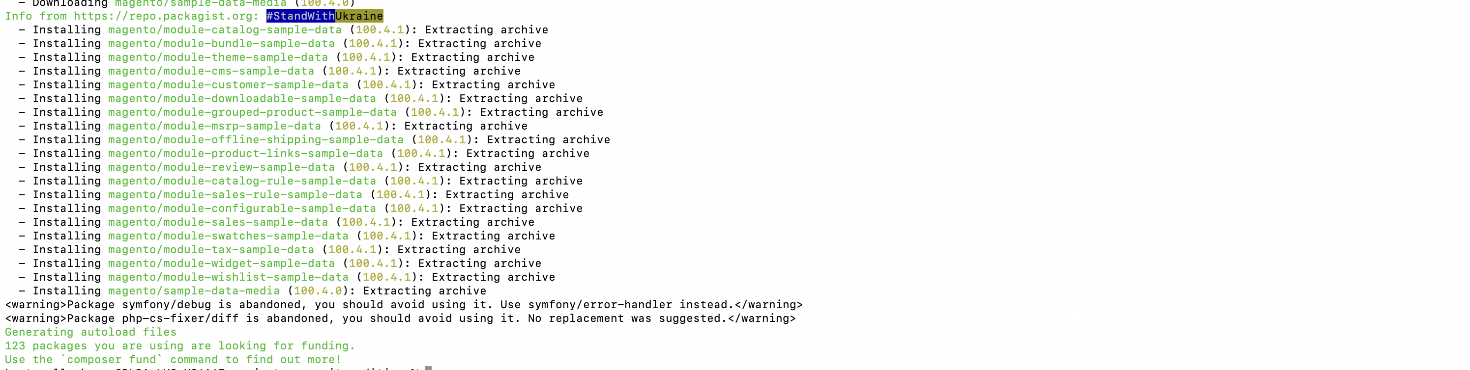 Cannot deploy sample data on fresh install · Issue #36680 · magento/magento2 · GitHub