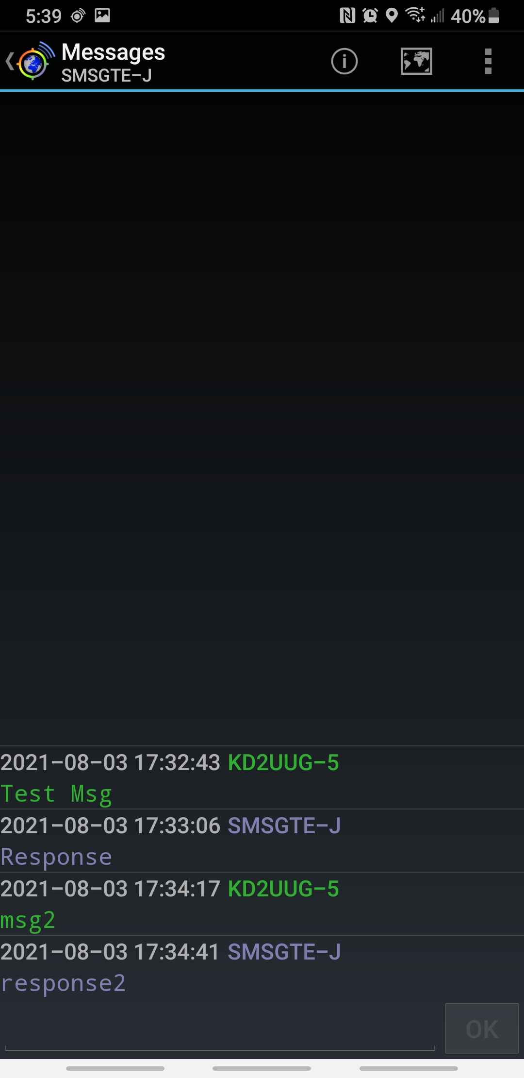 callsign message list bug -> v1.6.0e · Issue #305 · ge0rg/aprsdroid · GitHub