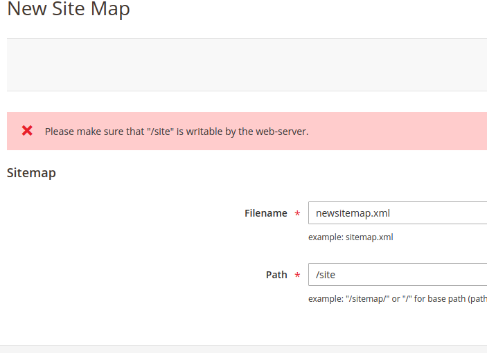 Subfolder string is used as scheme in generating sitemap error message. · Issue #24623 · magento ...