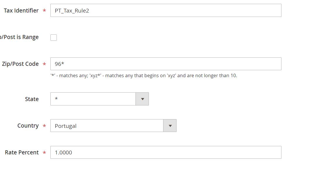 Missmatch Portugal ZIP Code Matching · Issue #34271 · magento/magento2 ...