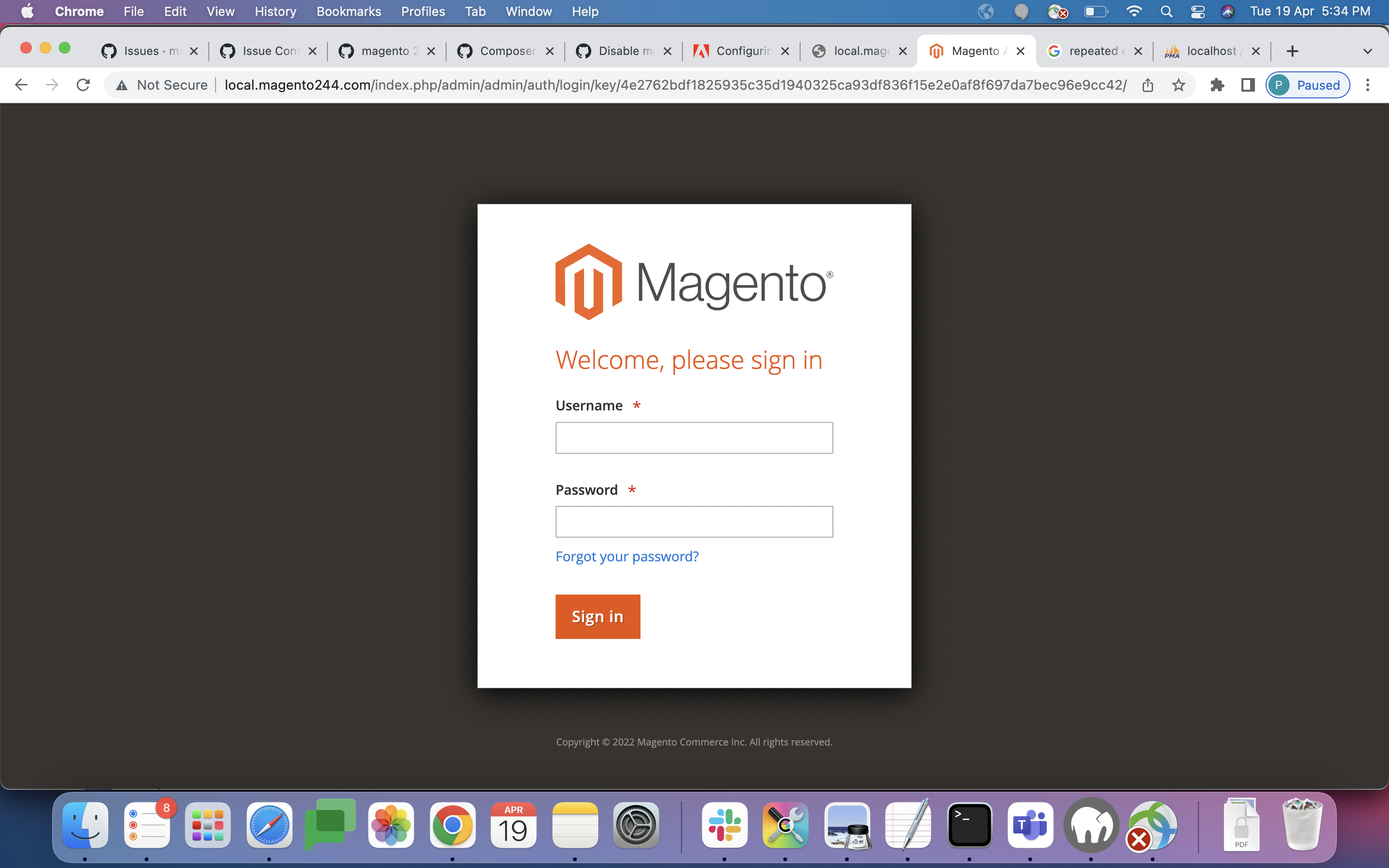Disable max session size in admin - Unable to login to admin anymore · Issue #35312 · magento ...