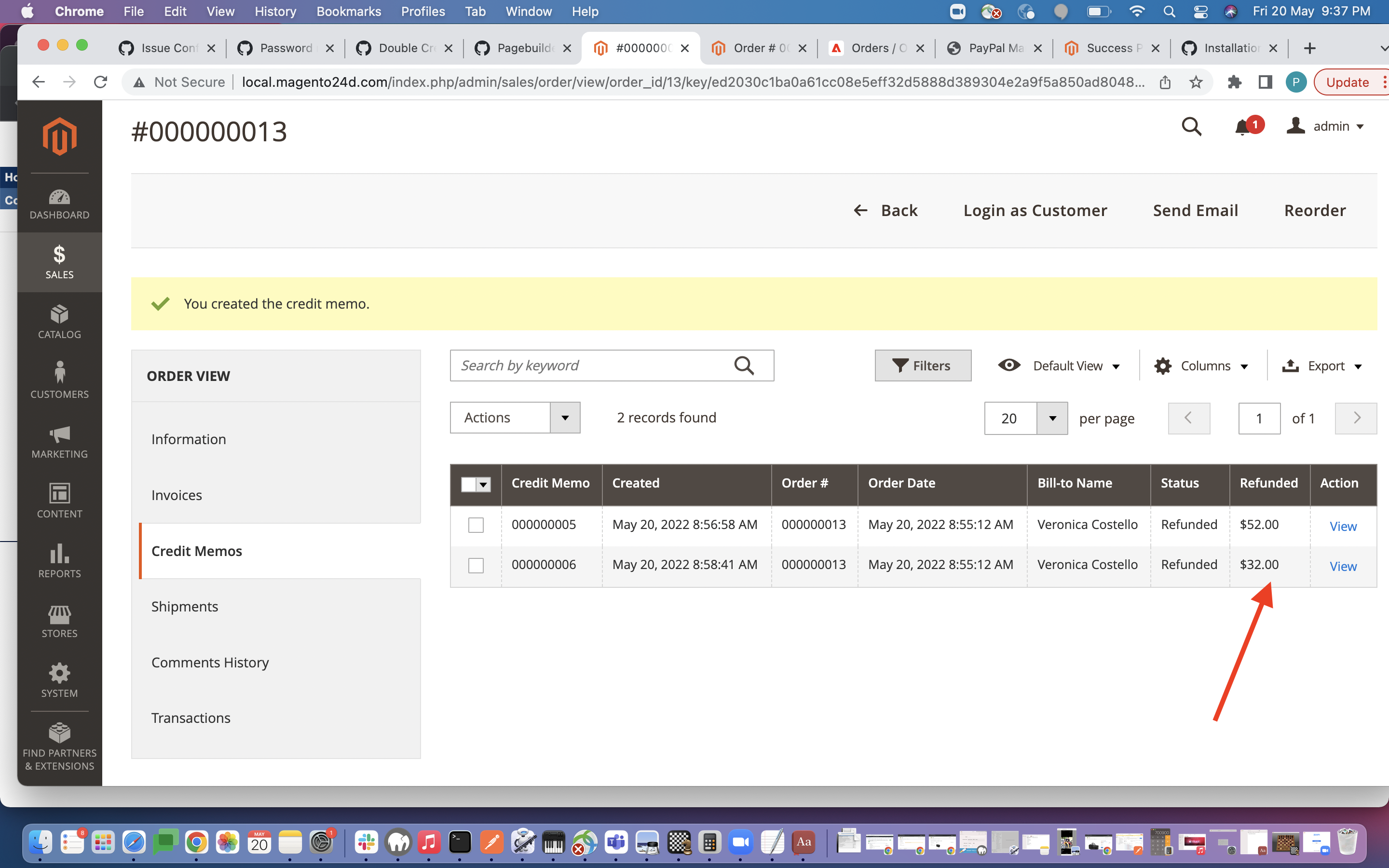 Double Credit Memo problem for paypal payflow order · Issue #35193 · magento/magento2 · GitHub