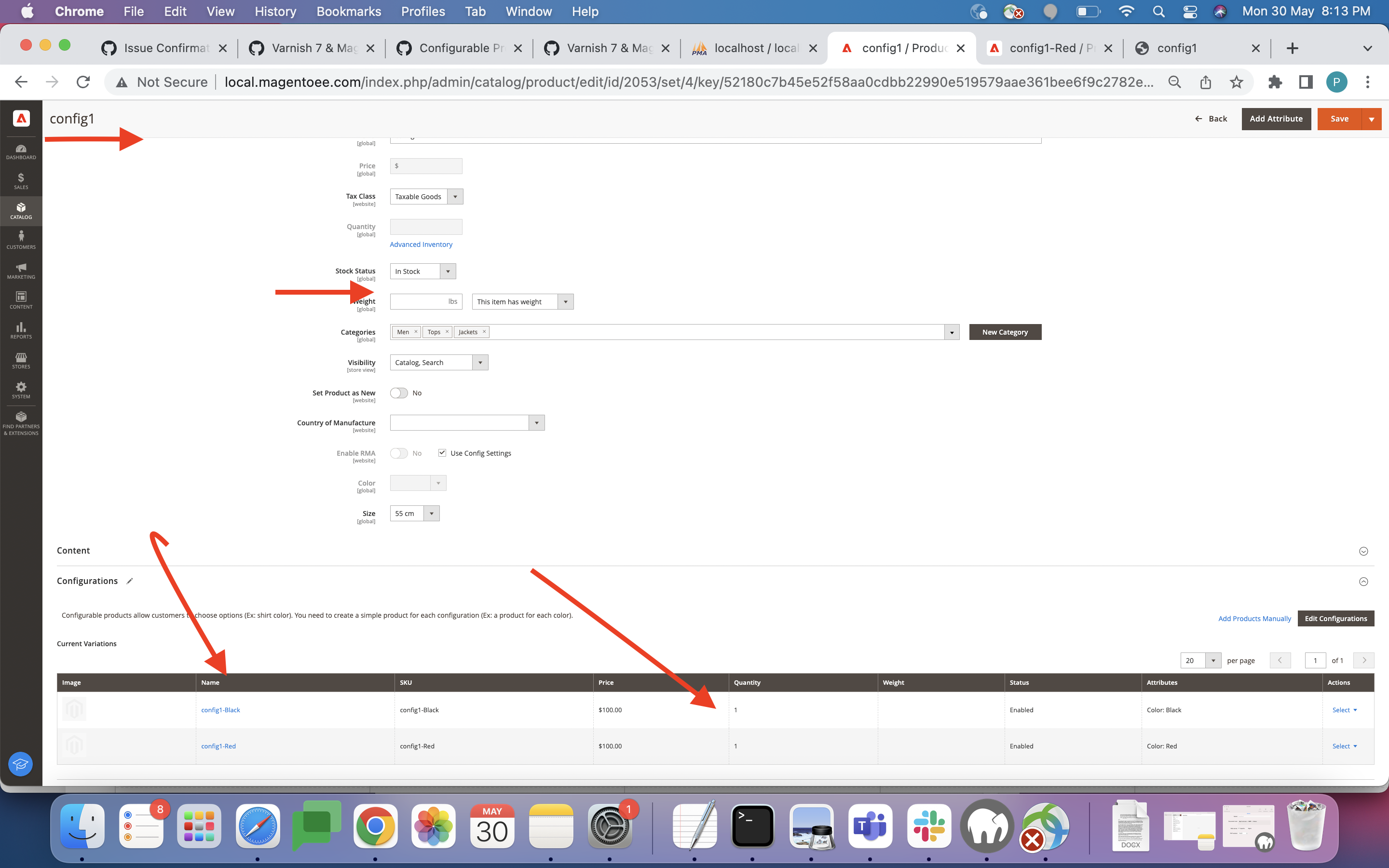 Configurable Product still OOS In case the variants is In stock · Issue #35494 · magento ...