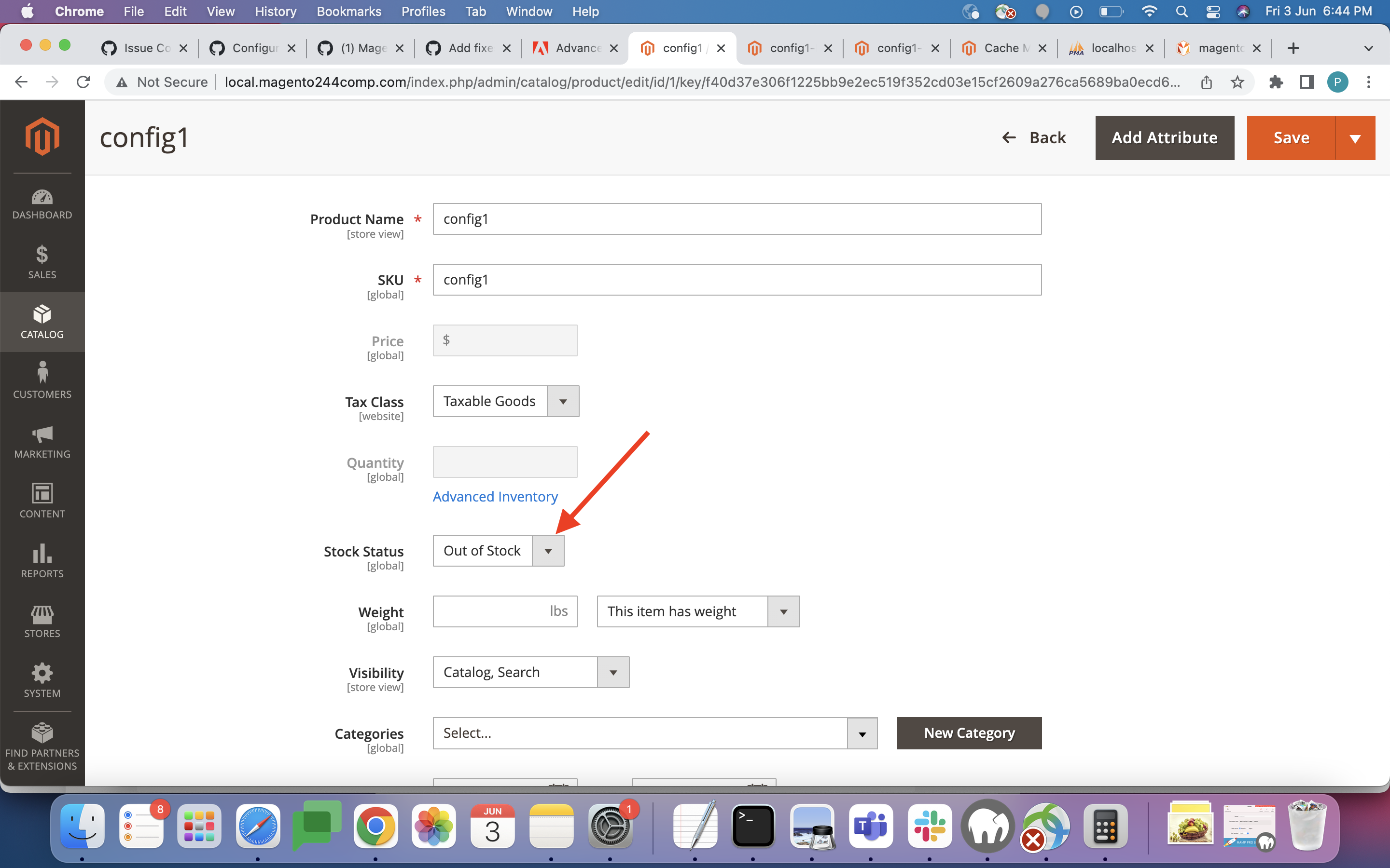 Configurable Product still OOS In case the variants is In stock · Issue #35494 · magento ...