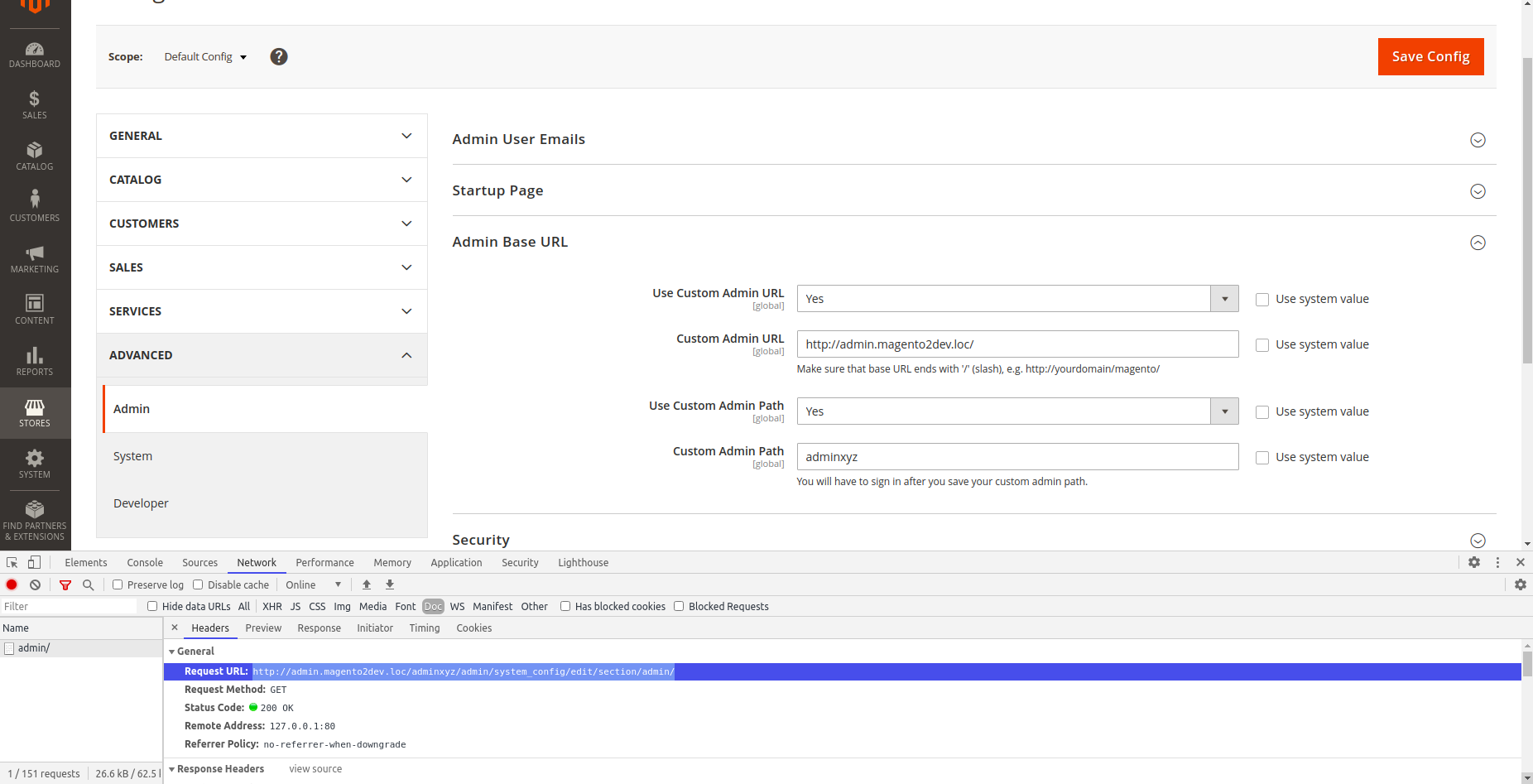 Can't access admin (backend) after setting up custom Admin URL via backend · Issue #29169 ...