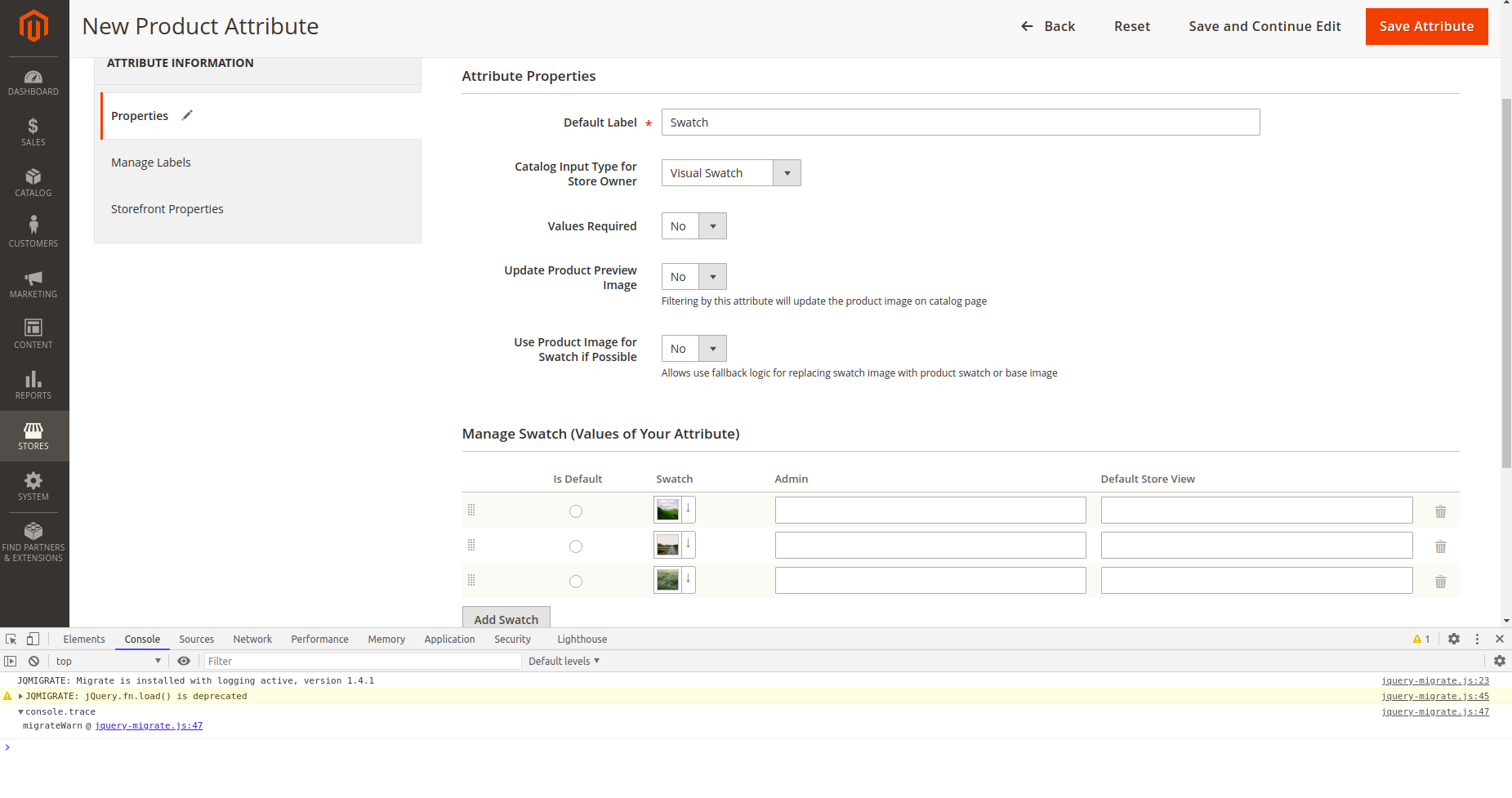 Visual Swatch Images Do Not Successfully Complete Upload Process · Issue #25744 · magento ...