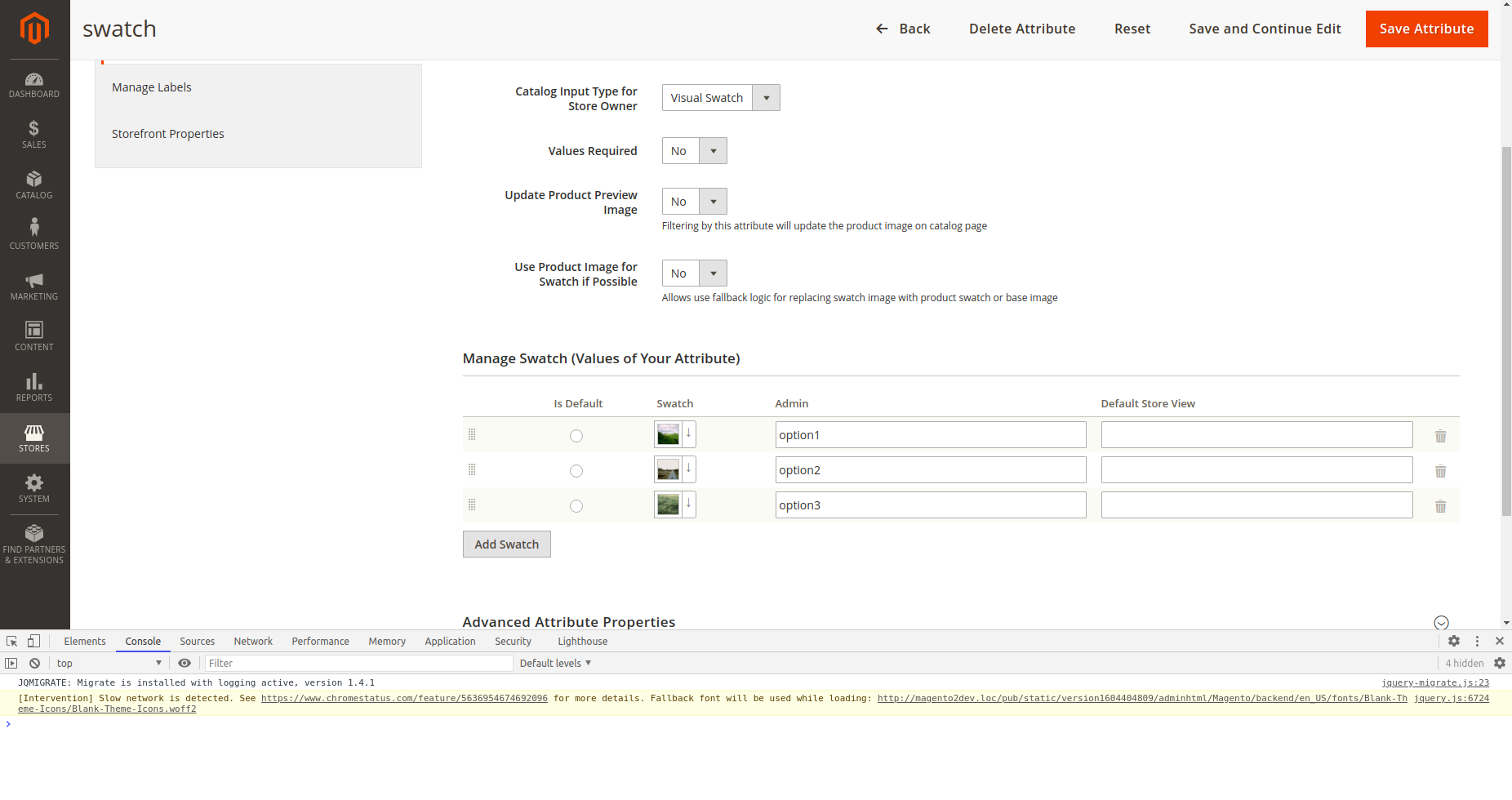 Visual Swatch Images Do Not Successfully Complete Upload Process · Issue #25744 · magento ...
