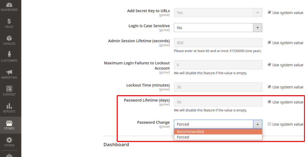 admin stuck on " It's time to change your password." · Issue #4331 · magento/magento2 · GitHub