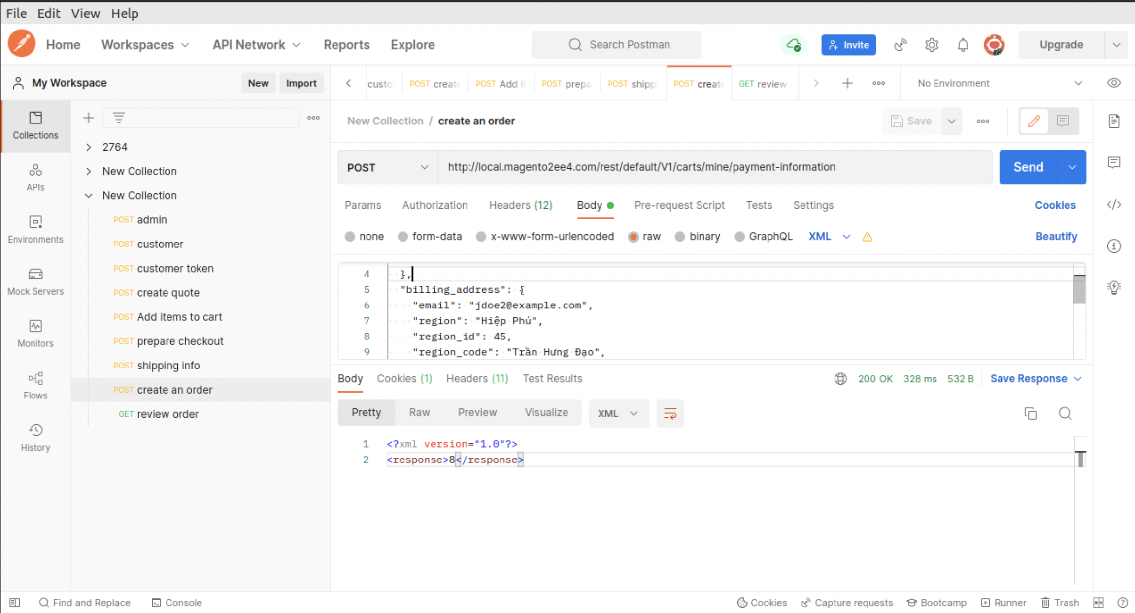 REST API GET Order Re Fails When Accept Application xml For 