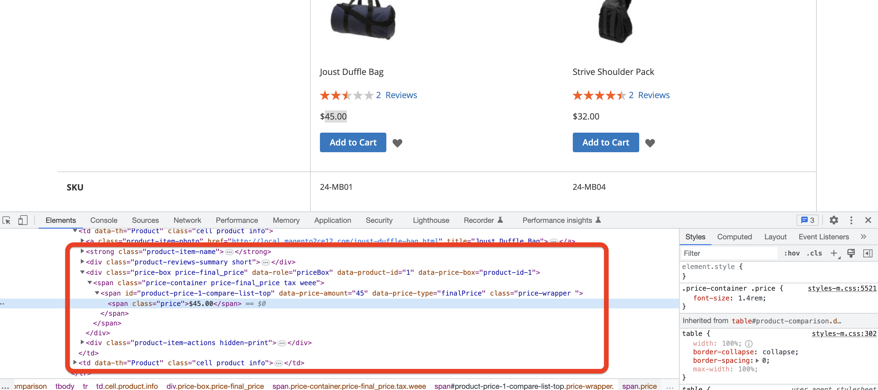 [Issue] Wrong method used to get attribute code in product comparison attribute list · Issue ...
