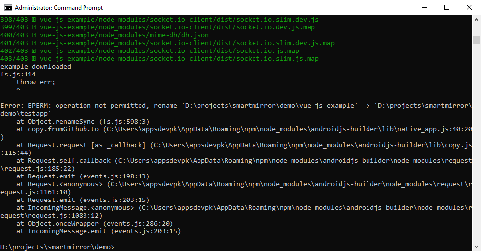 new builder not generating any project · Issue #42 · android-js/androidjs · GitHub