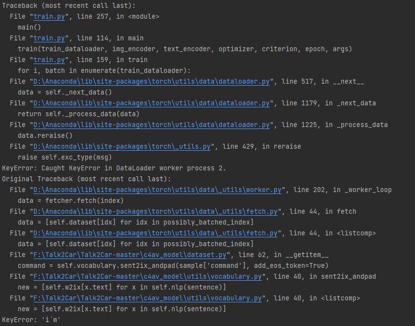 Keyerror: "i'm" · Issue #3 · talk2car/Talk2Car · GitHub