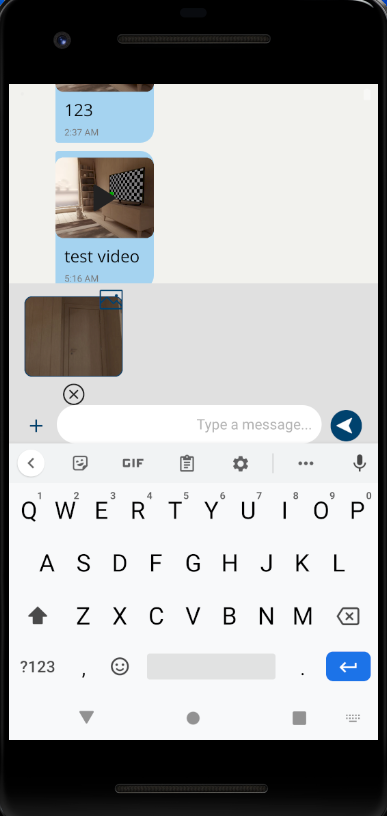That is the point. onSend should be triggered when clicking on it if we choose alwaysDisplay ...
