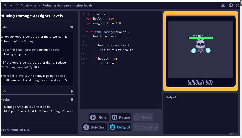 Text cut off on some modules · Issue #785 · GDQuest/learn-gdscript · GitHub