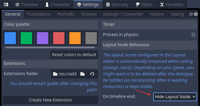 Hidden layout node still filters mouse input · Issue #1553 · dialogic-godot/dialogic · GitHub