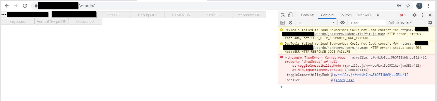 White screen when connecting to RDP · Issue #169 · cedrozor/myrtille · GitHub