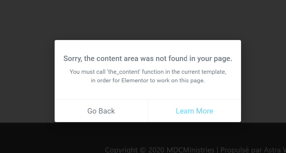 No content found issue with Elementor 3.0 · Issue #331 · dudaster/ele ...