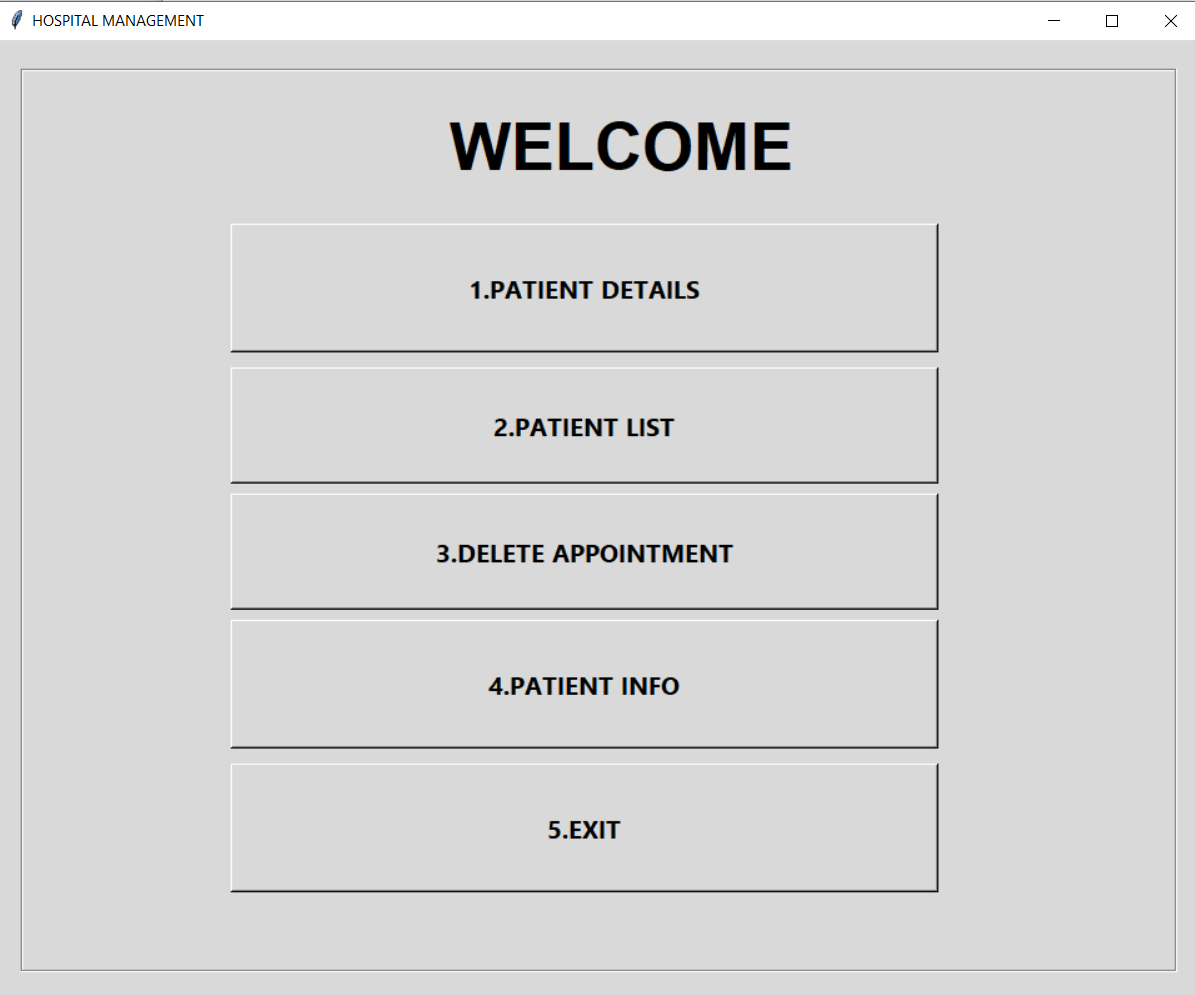 GitHub - shubhijn/Hospital-management-python