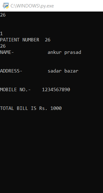 GitHub - shubhijn/Hospital-management-python