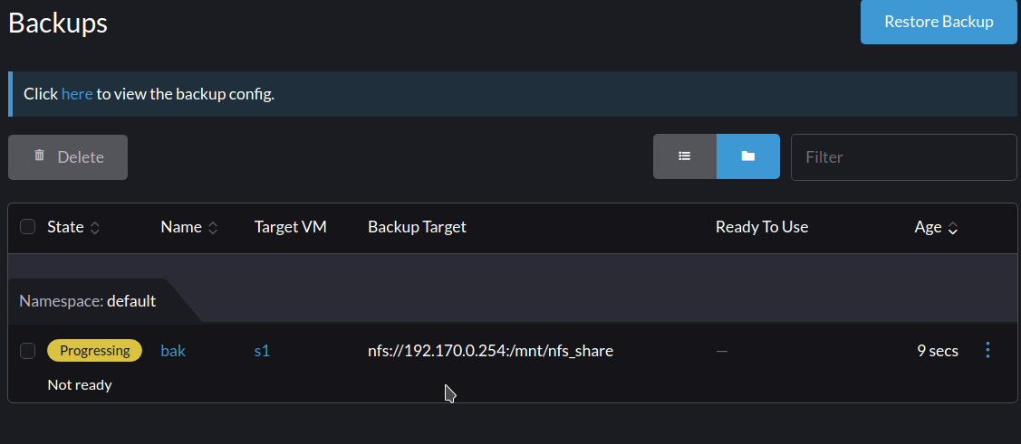 [BUG] Restoring status from backup never changes to running · Issue ...