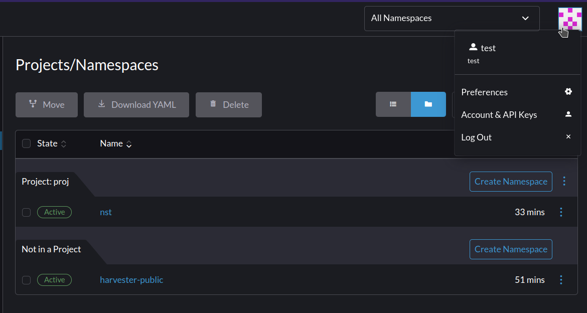 Bug Cluster Member Can Not Create Namespace · Issue 1776 · Harvesterharvester · Github