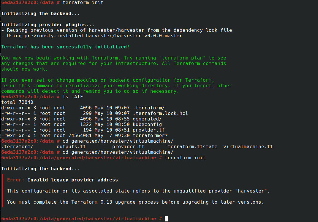 [BUG] Terraformer import vm failed · Issue #2225 · harvester/harvester ...