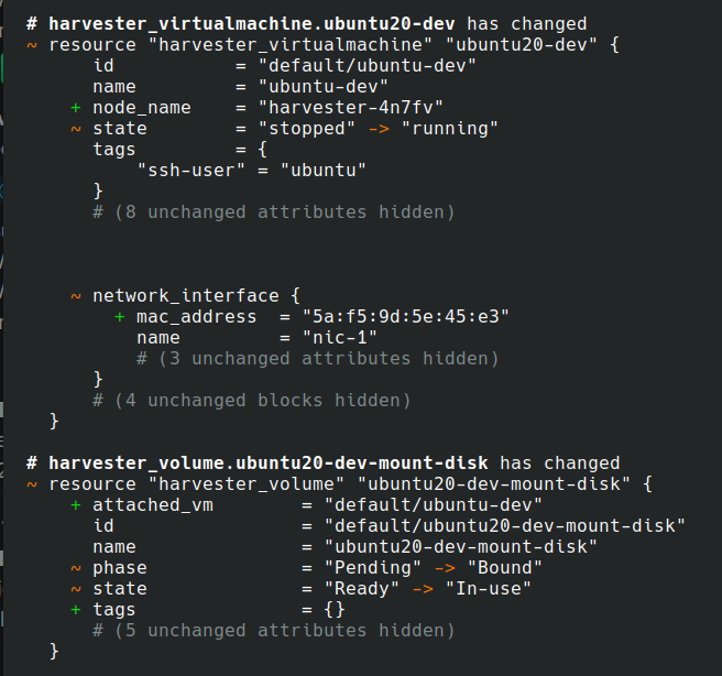 [BUG] [terraform provider] incorrect persisted memory configuration resulting in diff during ...