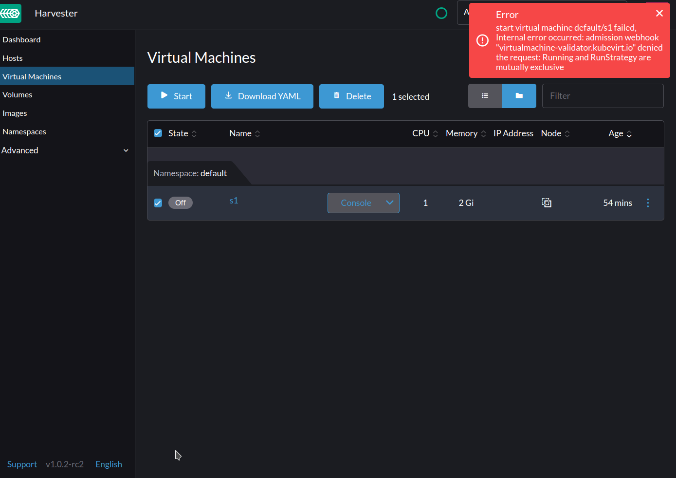 Bug Unable Start Vm After Upgraded `v101` To `v102 Rc2` · Issue 2270 · Harvester 