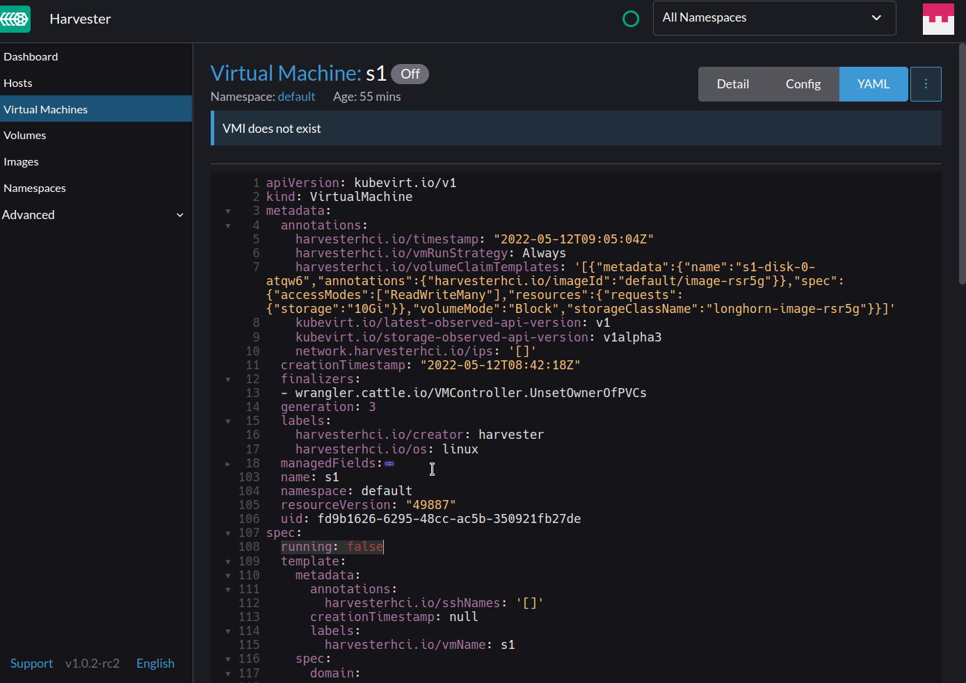 [BUG] Unable start VM after upgraded `v1.0.1` to `v1.0.2-rc2` · Issue #2270 · harvester ...