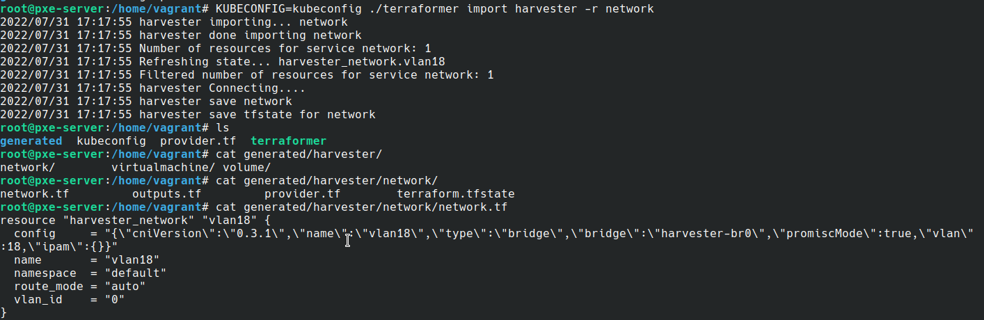 [BUG] Terraformer imported VLAN always be `0` · Issue #2604 · harvester ...