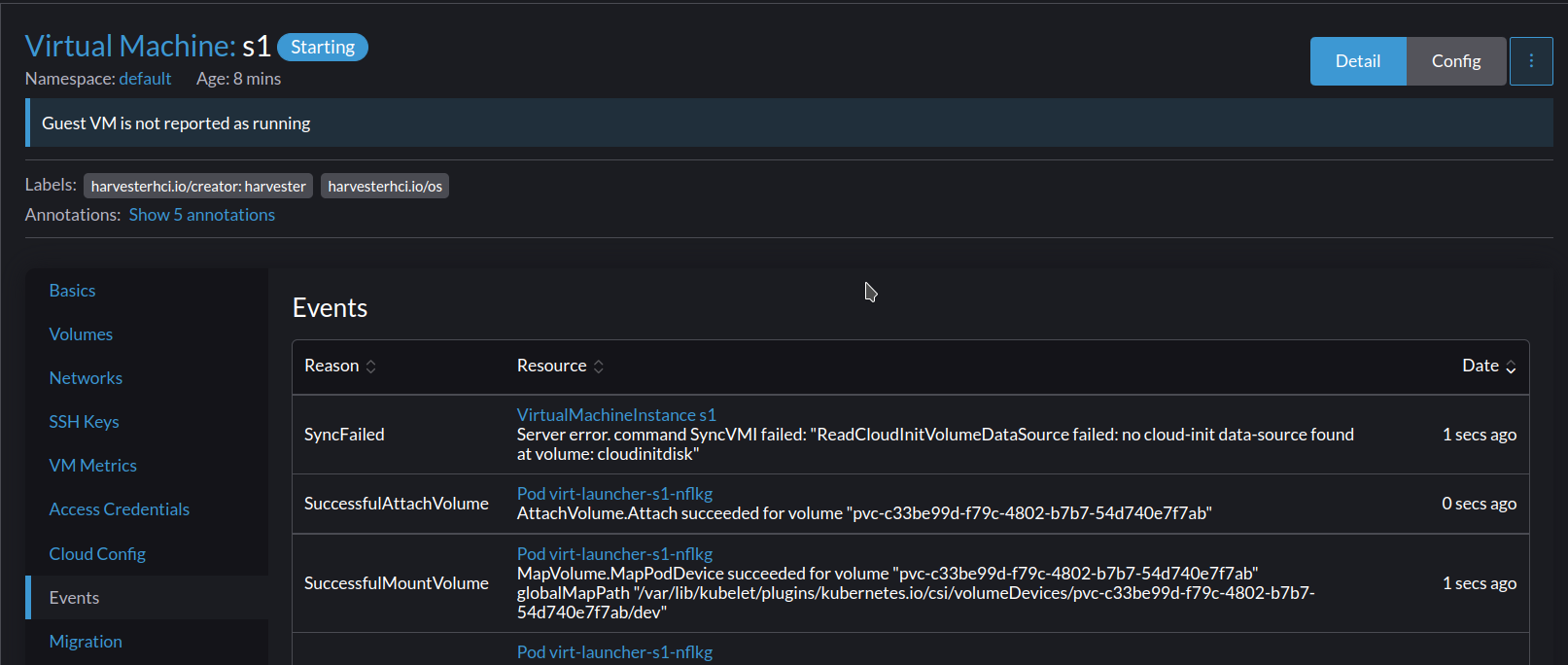 [BUG] VM's user data added via Edit as YAML will not display on config tab · Issue #2584 ...