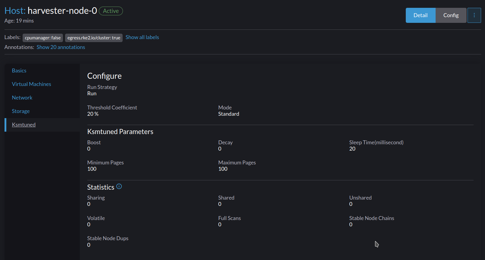 [Feature] Enabling and Tuning KSM · Issue #2302 · harvester/harvester ...
