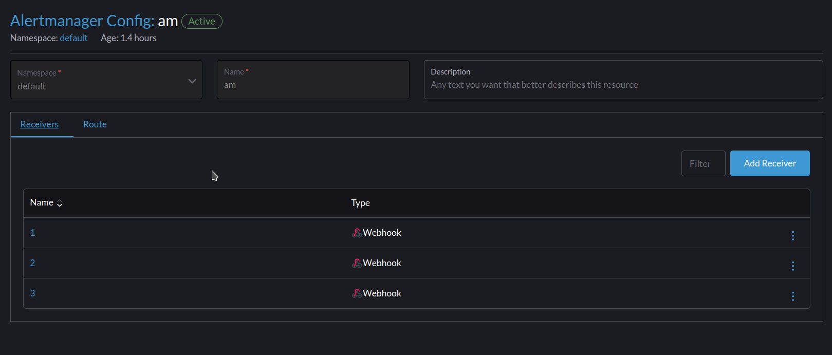 Bug Alertmanager Config Page Should Prevent Using Empty Name To Add Receiver · Issue 2798