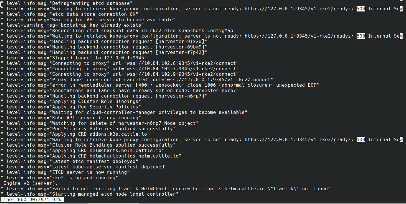 [bug] Upgrade Kube Apiserver Is Not Ready After Node Reboots · Issue 2865 · Harvester