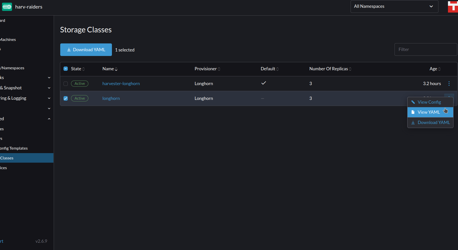 [BUG] Hide Storage create button and "Reset default" action when login as member · Issue #2993 ...