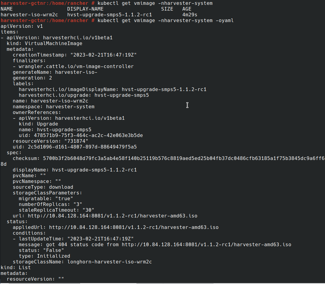 [backport v1.1] [BUG] No error displayed when upgrading to use an invalid download url · Issue ...