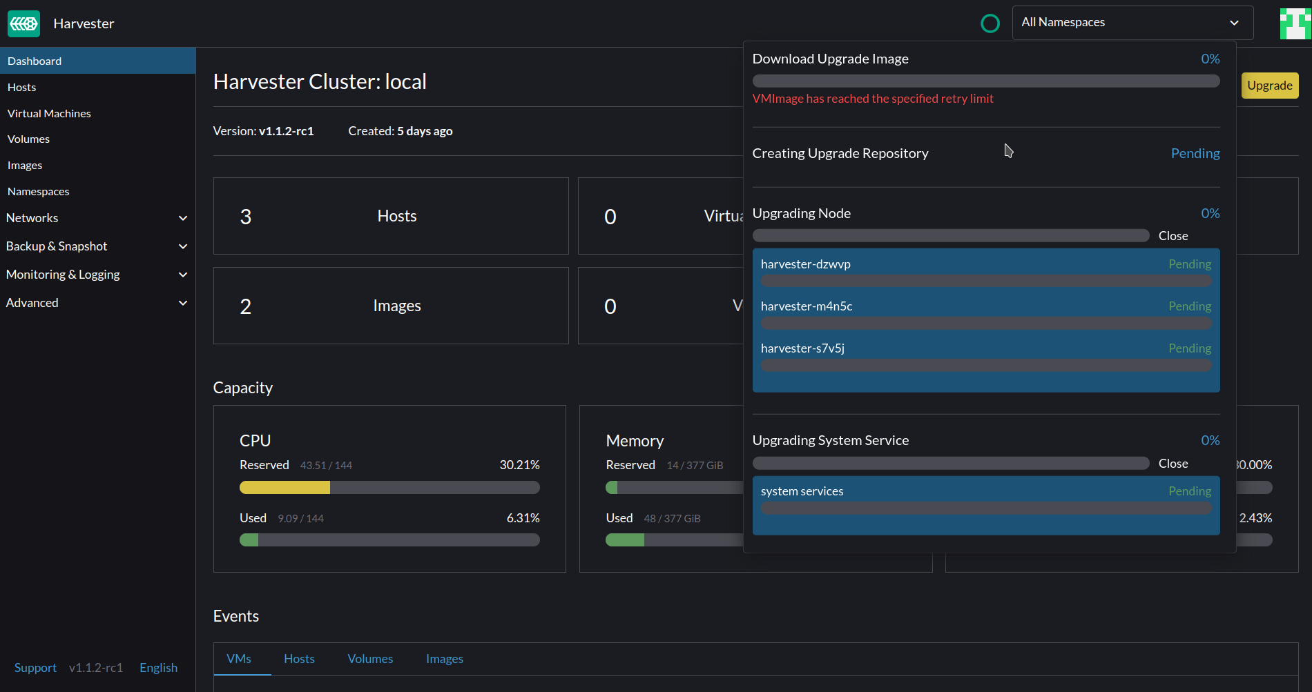 Backport V11 Bug No Error Displayed When Upgrading To Use An Invalid Download Url · Issue