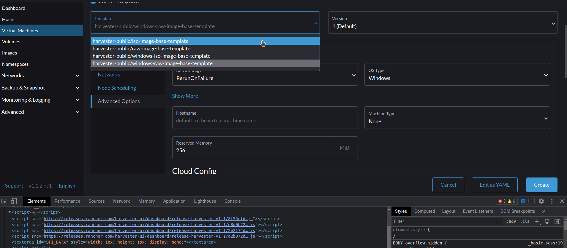 Bug Templates Not Clickable In Vm Creation · Issue 3493 · Harvesterharvester · Github