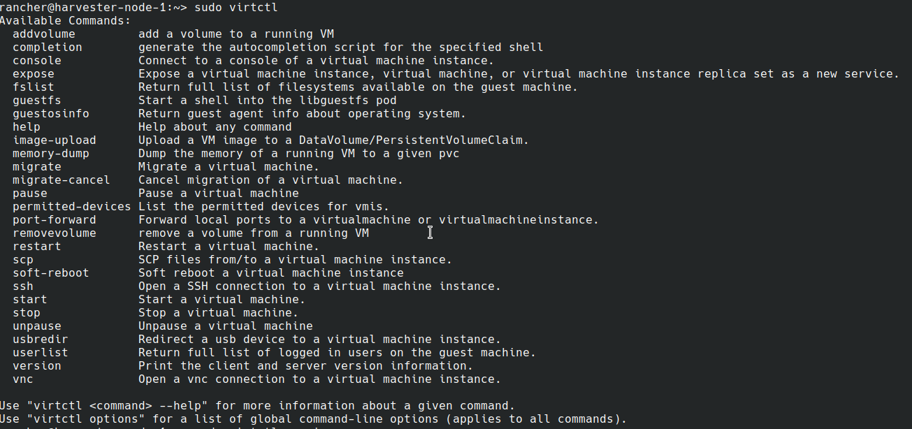 [ENHANCEMENT] Include virtctl in the os · Issue #3514 · harvester/harvester · GitHub