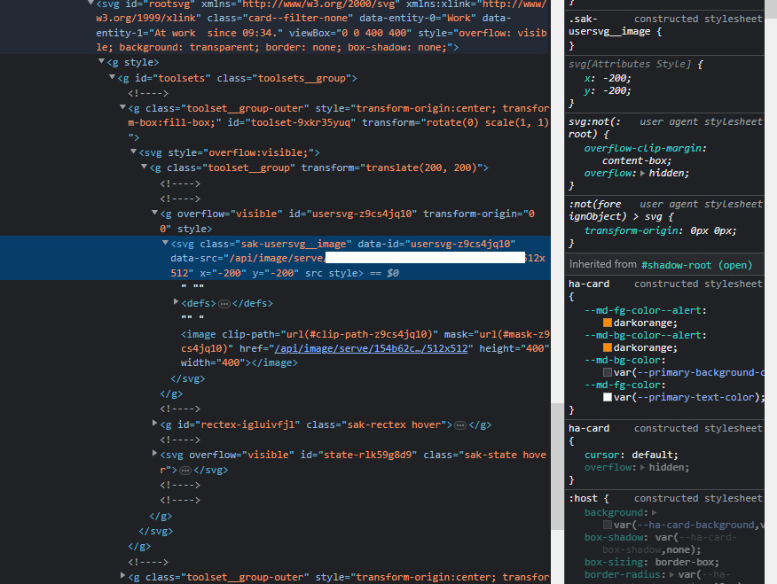 2.4.5 somehow added .hidden class to usersvg. · Issue #224 · AmoebeLabs/swiss-army-knife-card ...