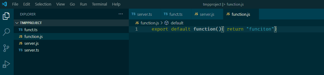 Convert to named export/convert to default export grayed-out · Issue #113532 · microsoft/vscode ...